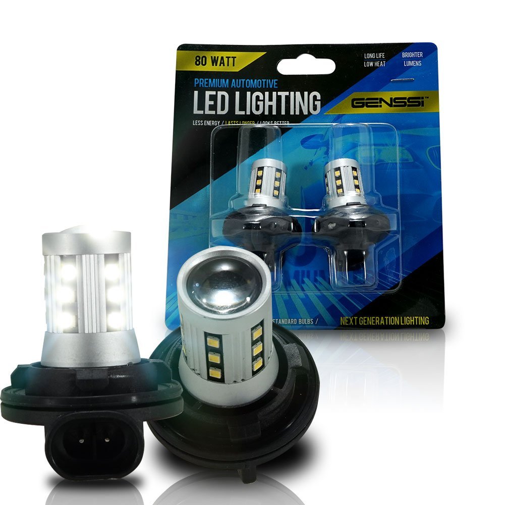 80W LED bulbs Compatible With Polaris OEM ATV 27W Low Beam Headlight B ...