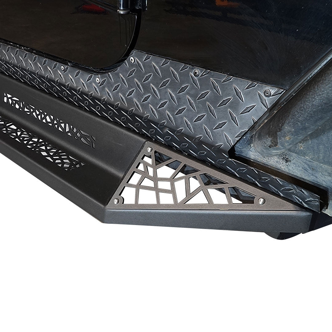 AGGRESSOR Side Steps Rail Steps Rock Sliders 2007-2018 Jeep Wrangler 4 ...